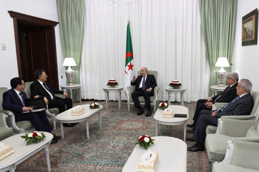 President Tebboune Presides Over Credential Presentation Ceremony for ...