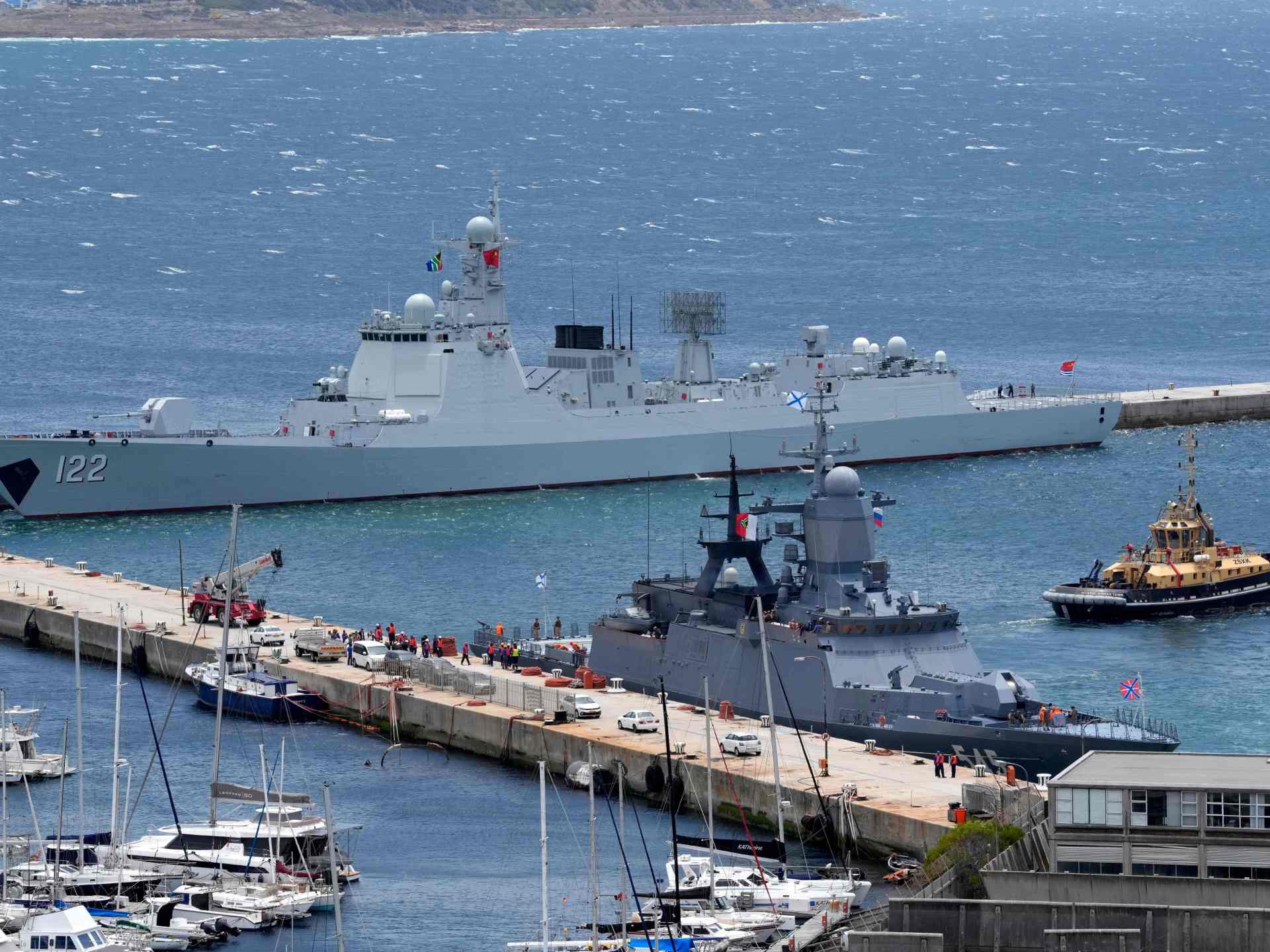 Joint Naval Drills Underway Off South African Coast - DZWatch