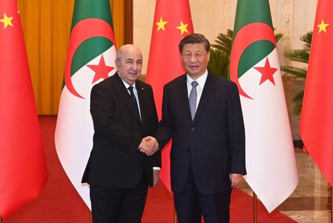PRESIDENT TEBBOUNE RECEIVES CONGRATULATORY MESSAGE FROM CHINESE ...